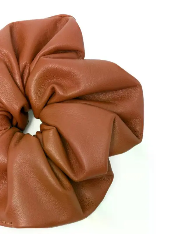 MANOKHI Leather Scrunchie