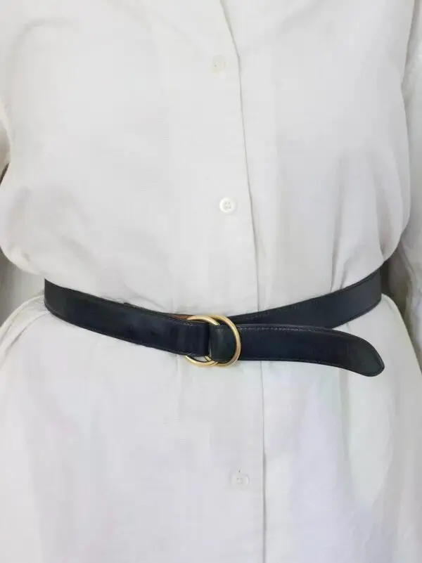Hermès 2000s Double Ring Belt