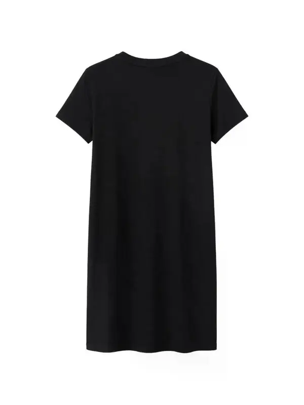 LEO Psyche Dragon Graphic T-shirt Mini Dress