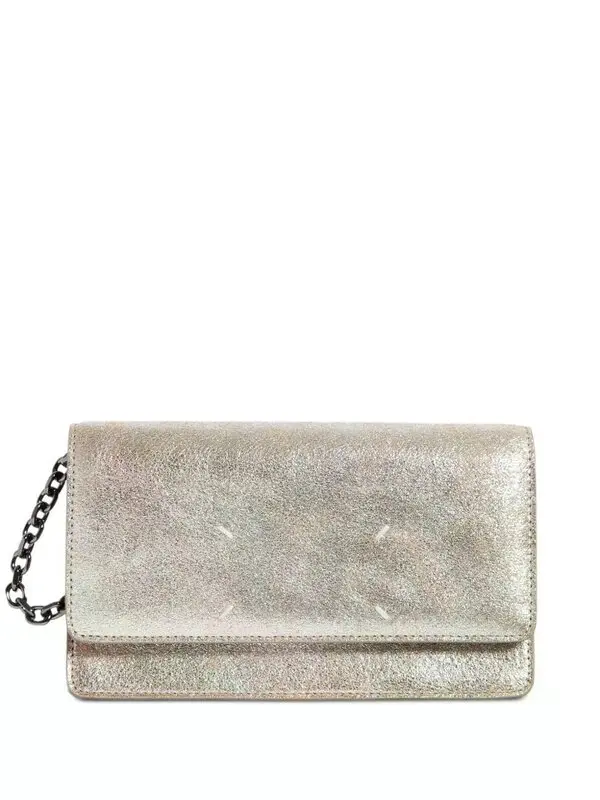 MAISON MARGIELA Four Stitches Chain Wallet - Silver