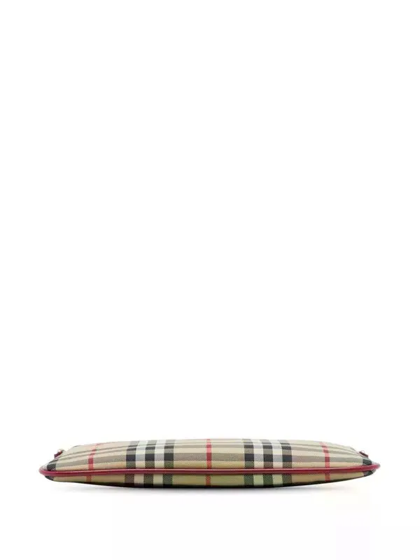 Burberry 2000-2017 Haymarket Check Canvas Peyton Crossbody Bag