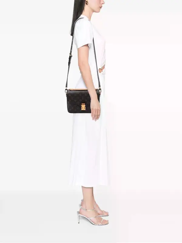 LOUIS VUITTON Monogram Pochette Metis Satchel