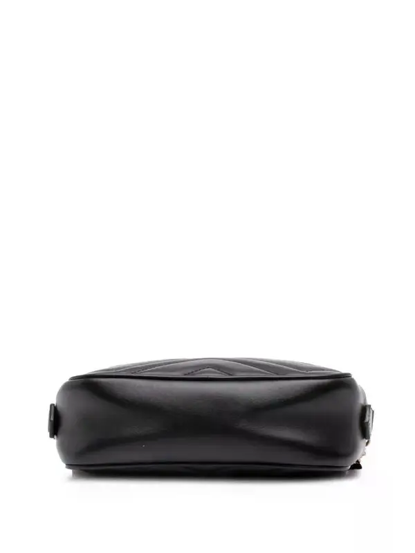 Gucci Matelassé Calfskin Crossbody Bag - Black