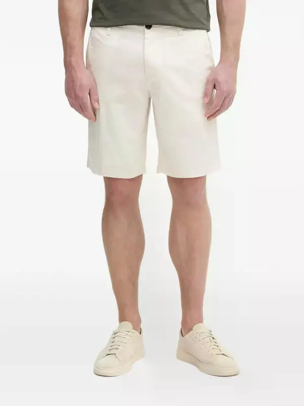 Armani Exchange Logo Plaque Chino Shorts