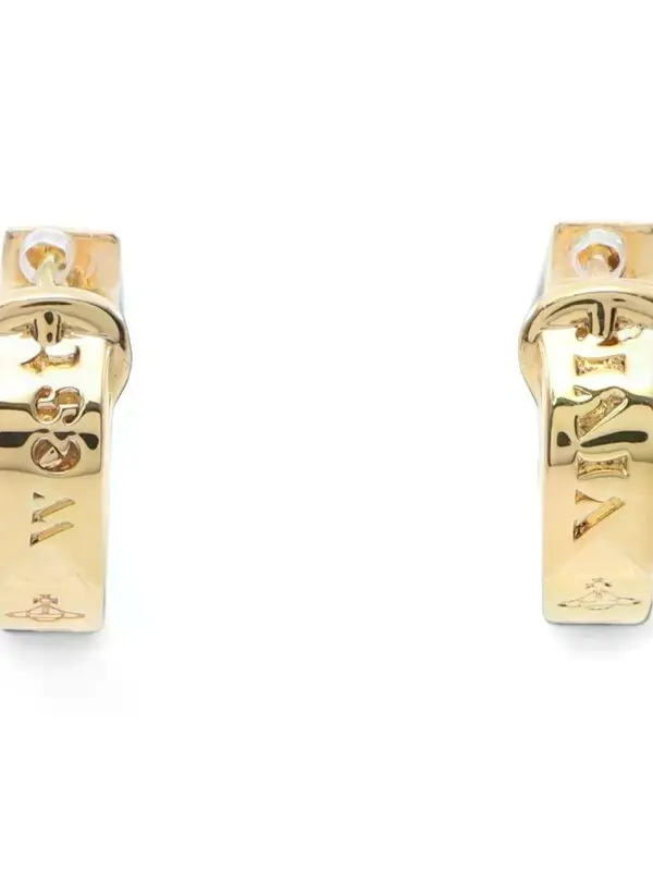 VIVIENNE WESTWOOD Bobby Hoop Earrings - Gold