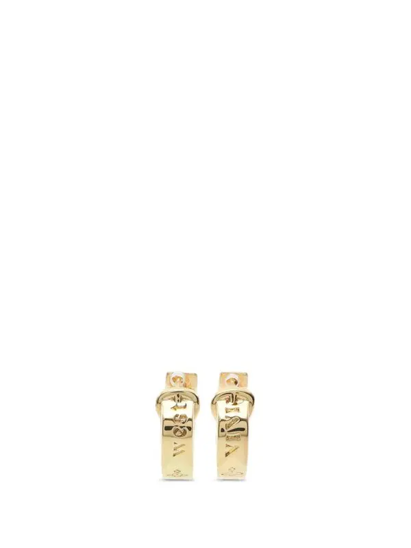 VIVIENNE WESTWOOD Bobby Hoop Earrings - Gold