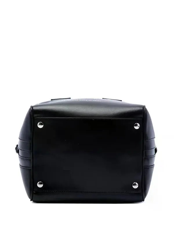 Burberry 2000-2017 Leather Deer Print Cube Satchel