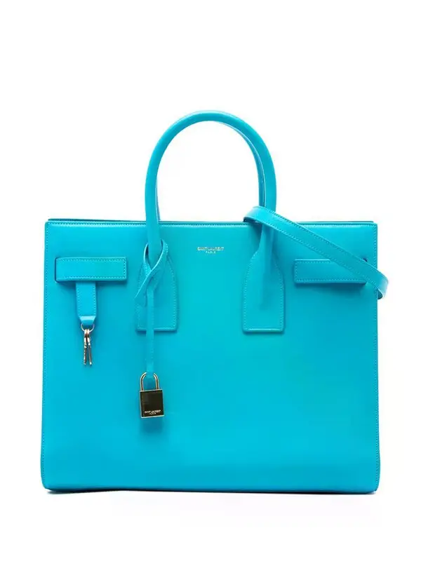 Saint Laurent Small Sac De Jour Satchel - Blue