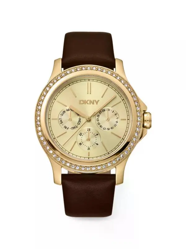 Dkny Evening Crystal-embelished 40mm Watch