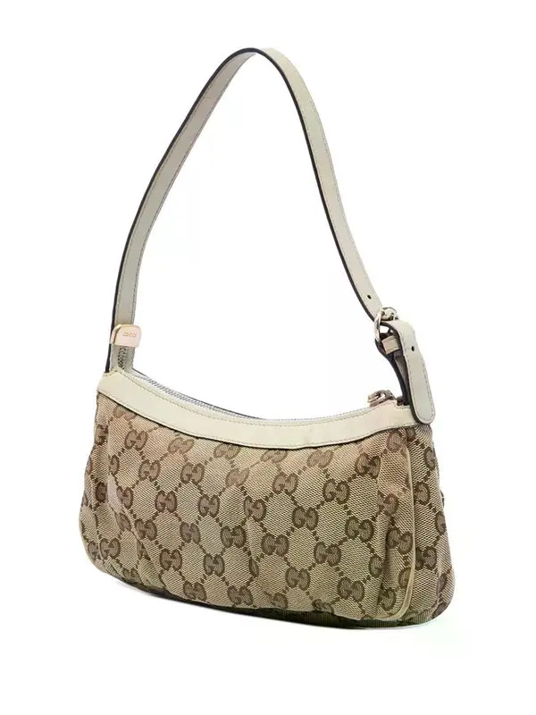 Gucci Gg Canvas Lovely Heart Pochette Shoulder Bag