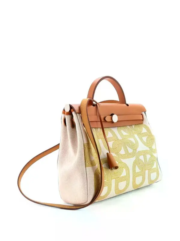 Hermès Herbag Zip Circuit 24 Vache Hunter And Leather Satchel
