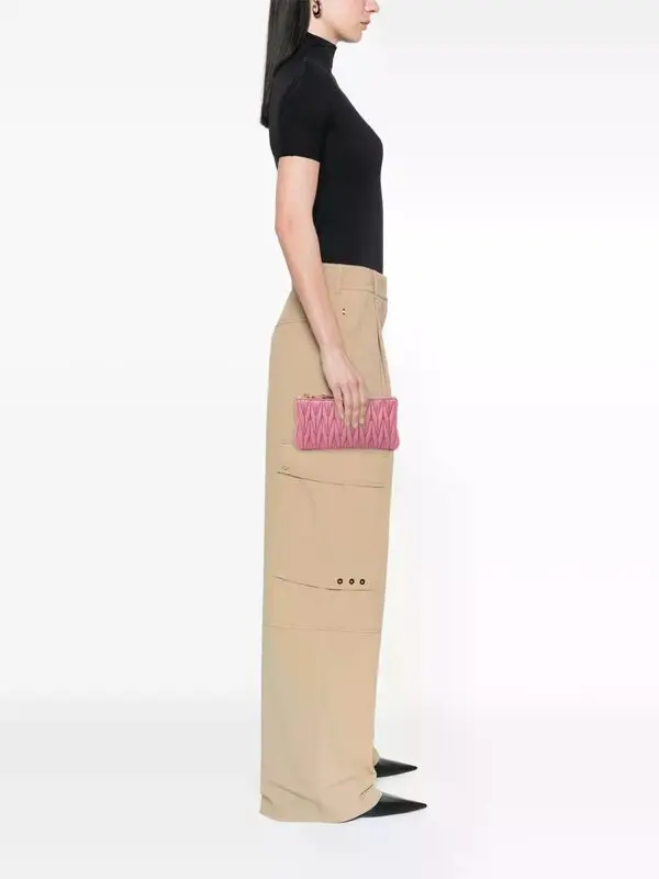 Miu Miu 2000-2010 Matelasse Nappa Clutch Bag