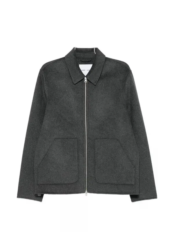 SAMSOE SAMSOE Zip-up Jacket - Grey