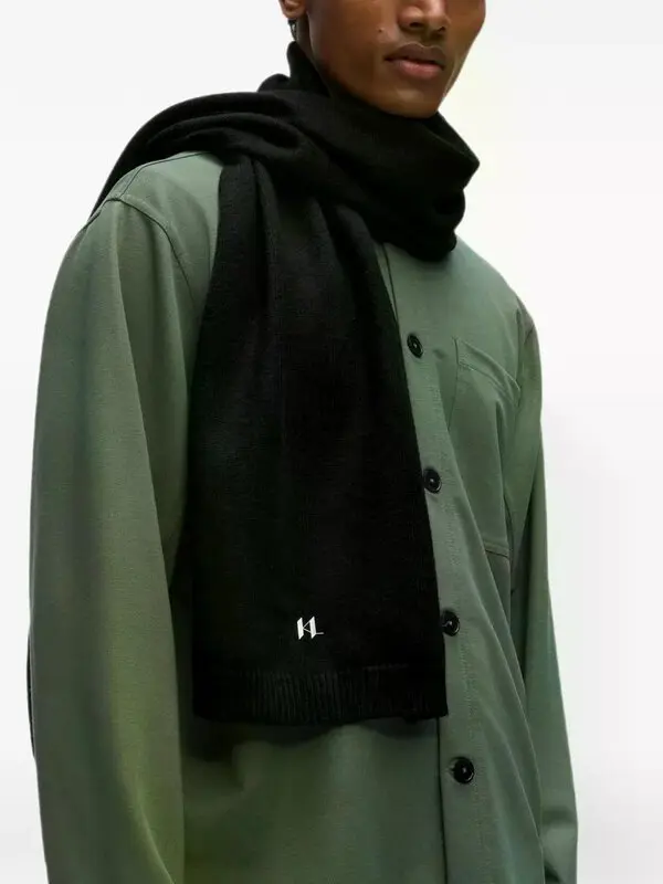 Karl Lagerfeld Monogram Knit Scarf