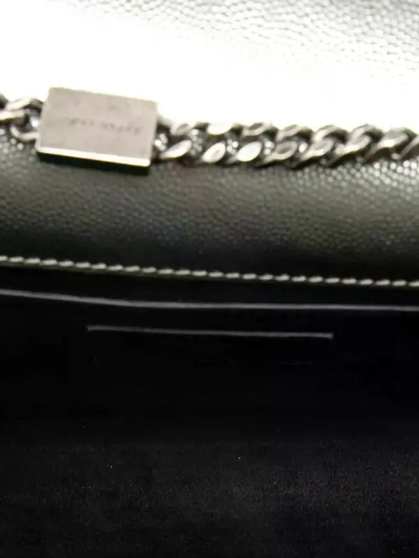 Saint Laurent 2018 Medium Metallic Grain De Poudre Monogram Kate Crossbody Bag