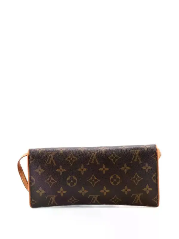 LOUIS VUITTON Twin Handbag Monogram Canvas Gm Crossbody Bag