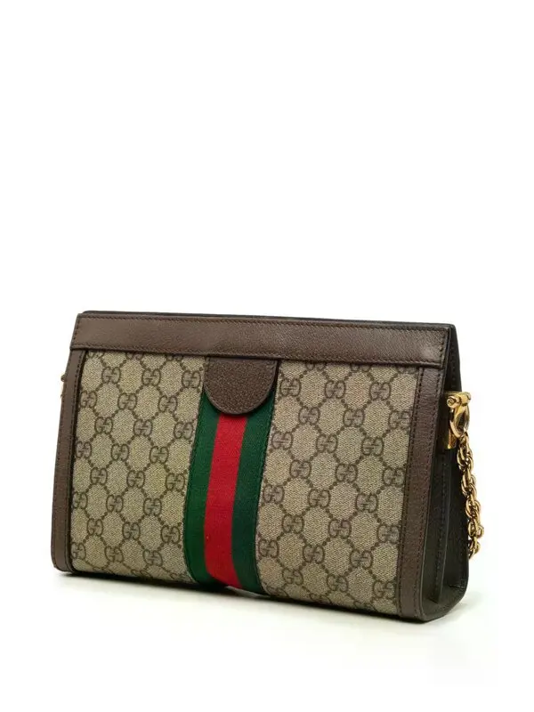Gucci 2000-2015 Small Gg Supreme Web Ophidia Chain Crossbody Bag