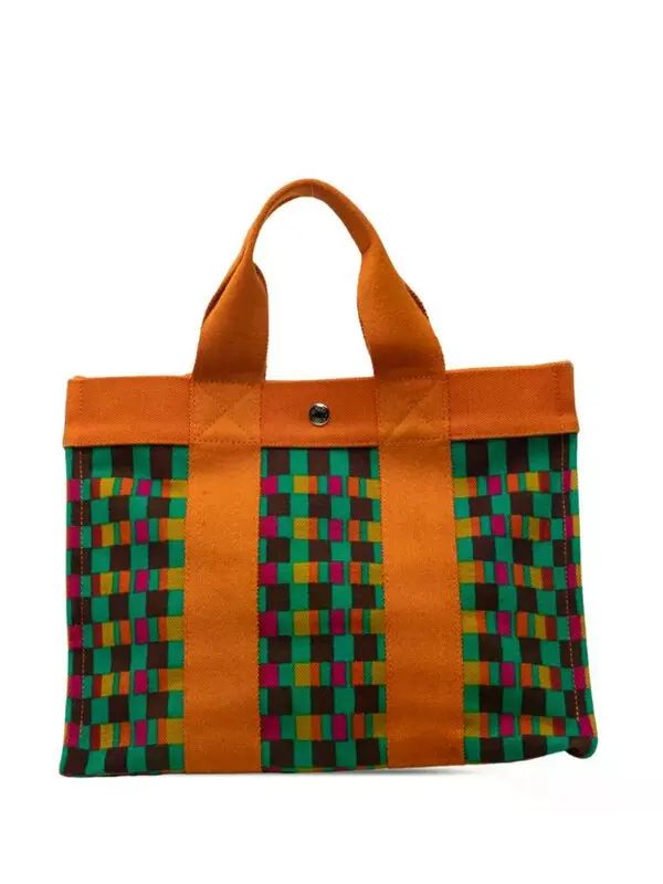 Hermès Multicolor Printed Canvas Fourre Tout Mm Tote Bag - Multicolour
