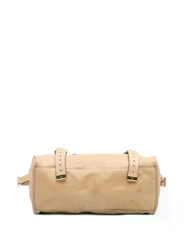 Mulberry Textured Calfskin Alexa Satchel - Brown