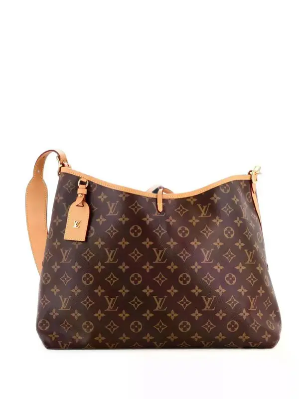 LOUIS VUITTON Carryall Monogram Canvas Mm Hobo Bag - Brown