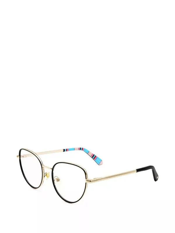 Kate Spade New York Geometric Frame Eyeglasses - Black
