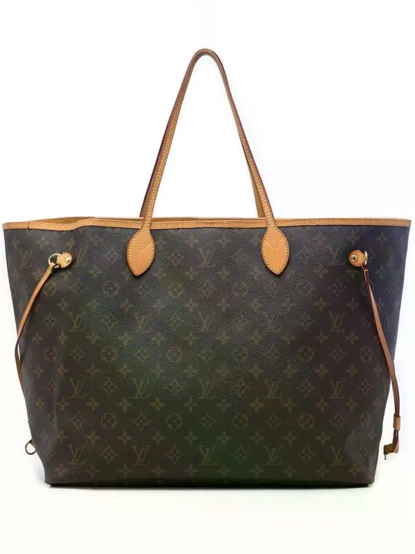 LOUIS VUITTON 2008 Monogram Neverfull Gm Tote Bag - Brown