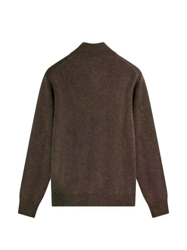 BALLANTYNE Argyle Intarsia Cardigan