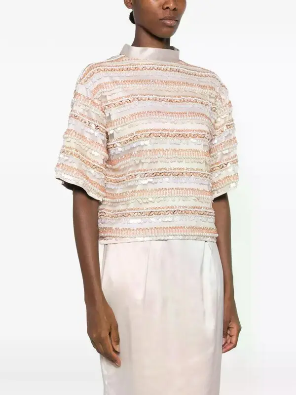 DUNESI Dunes Leonor Beaded Blouse