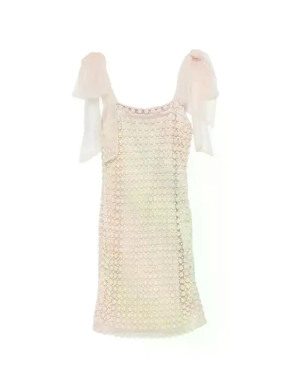DUNESI Sofia Hand-beaded Midi Dress