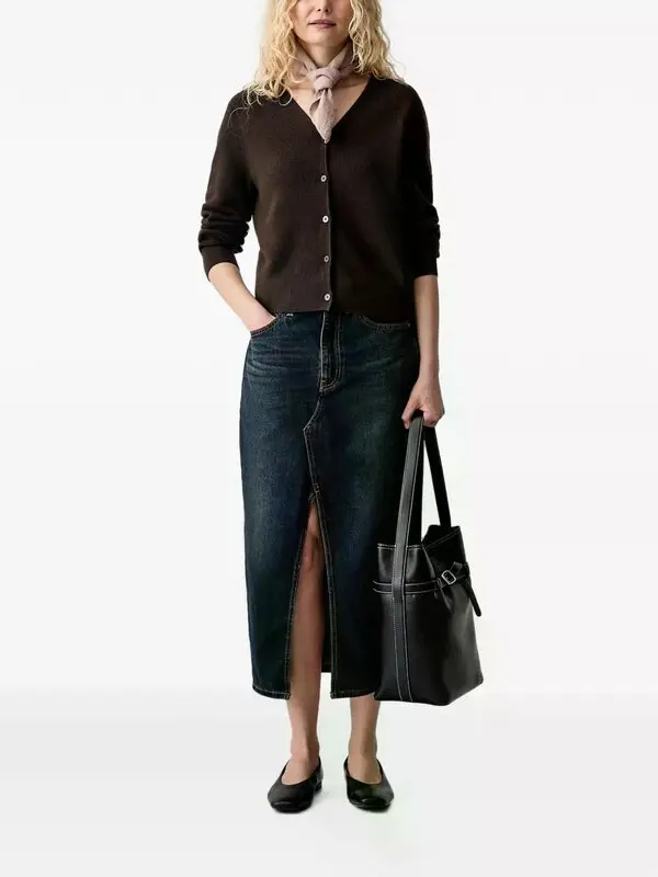 Marc O'polo V-neck Ribbed Cardigan