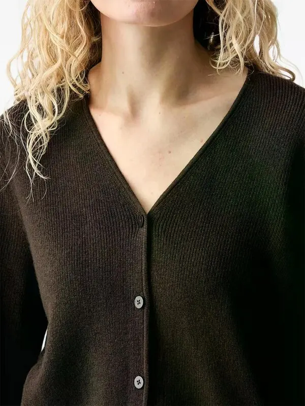 Marc O'polo V-neck Ribbed Cardigan