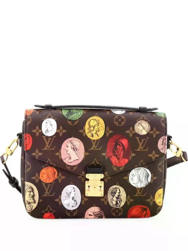 LOUIS VUITTON Pochette Metis Limited Edition Fornasetti Cameo Monogram Canvas Crossbody Bag