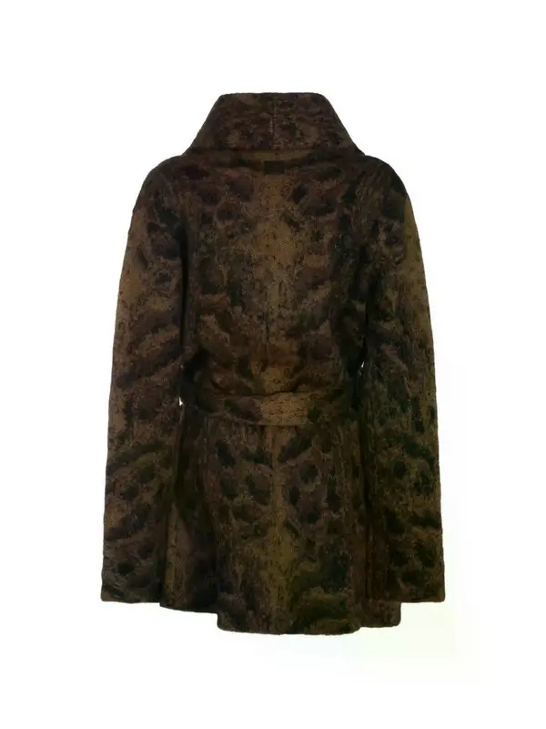 Etro Belted Leopard-print Cardigan