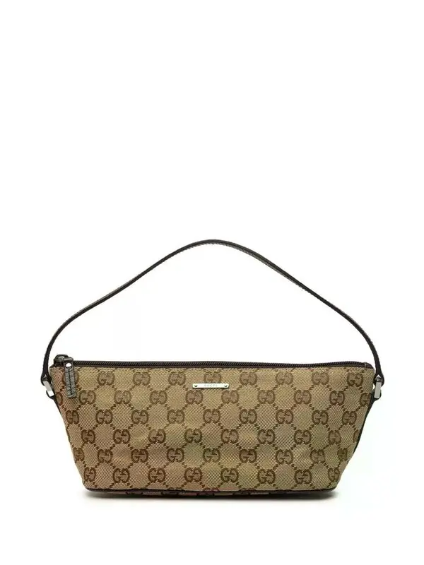 Gucci 2000-2015 Gg Canvas Boat Shoulder Bag - Neutrals