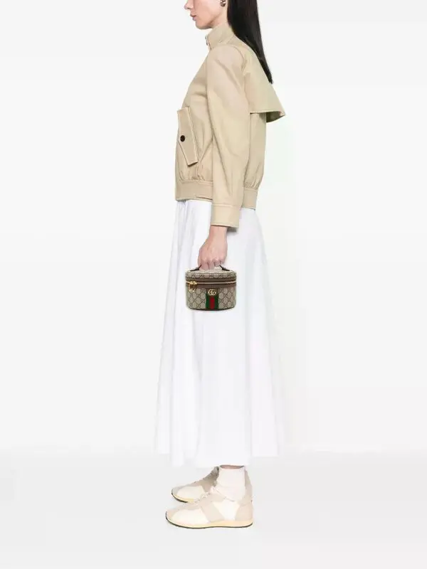 Gucci Ophidia Gg Supreme Web Vanity Bag - Neutrals