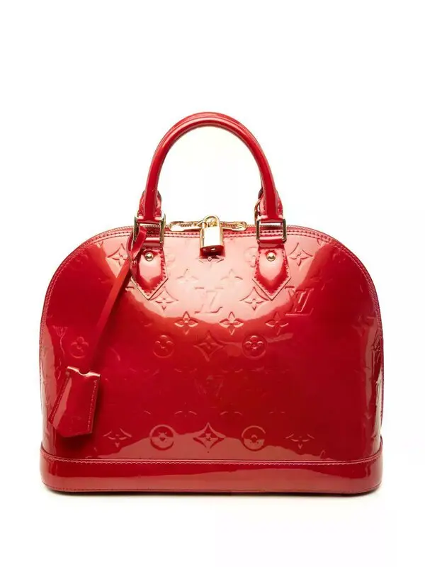 LOUIS VUITTON 2014 Monogram Vernis Alma Pm Handbag