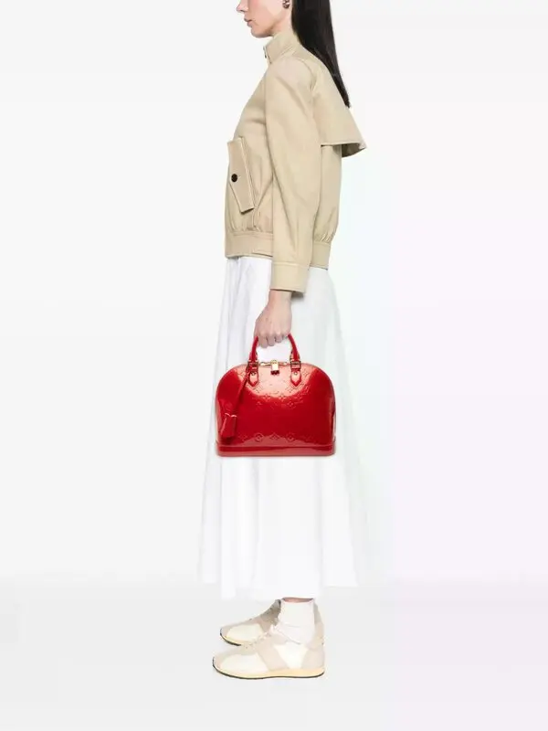 LOUIS VUITTON 2014 Monogram Vernis Alma Pm Handbag