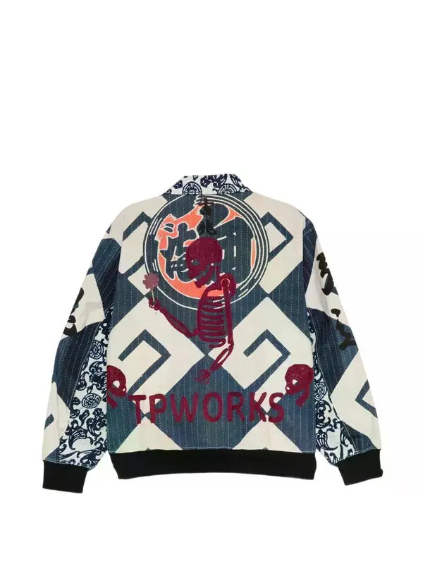 TP WORKS All-over Graphic-print Shirt Jacket
