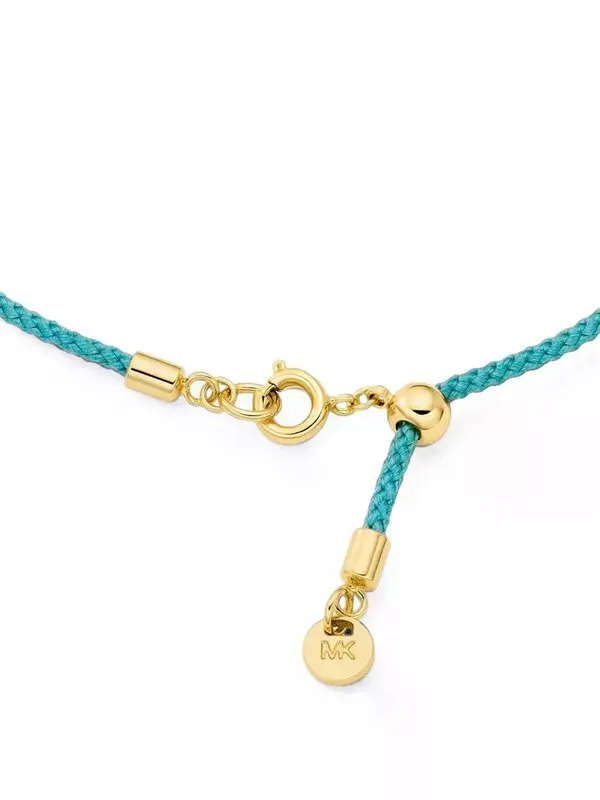 Michael Kors Logo Inlay Cord Bracelet - Gold
