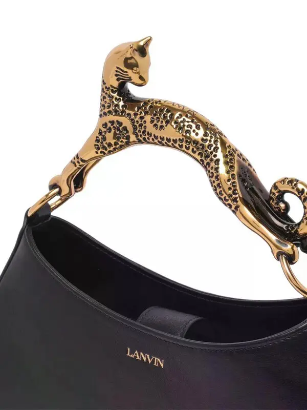 LANVIN Hobo Cat Bag In Leather