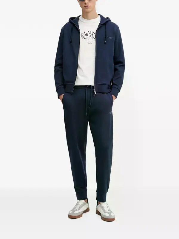 Armani Exchange Drawstring Logo-print Track Pants