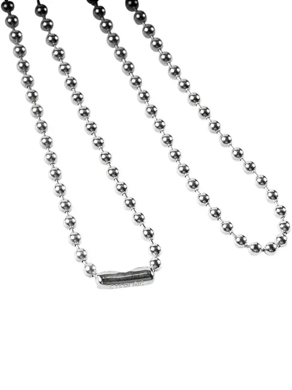 Chrome Hearts Ball Chain Necklace - Silver