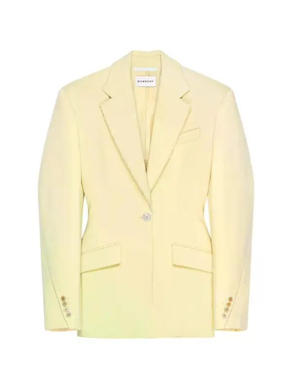 Givenchy Single-breasted Blazer - Yellow