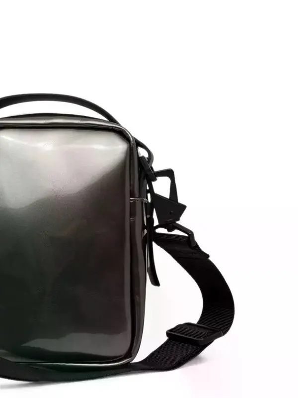 Rains Glossy-finish Logo-embossed Shoulder Bag