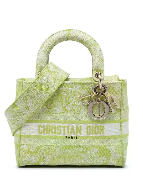 Dior Lady D-lite Satchel - Green