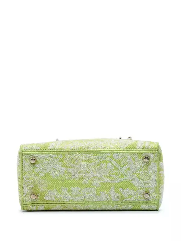 Dior Toile De Jouy Lady D-lite Satchel - Green