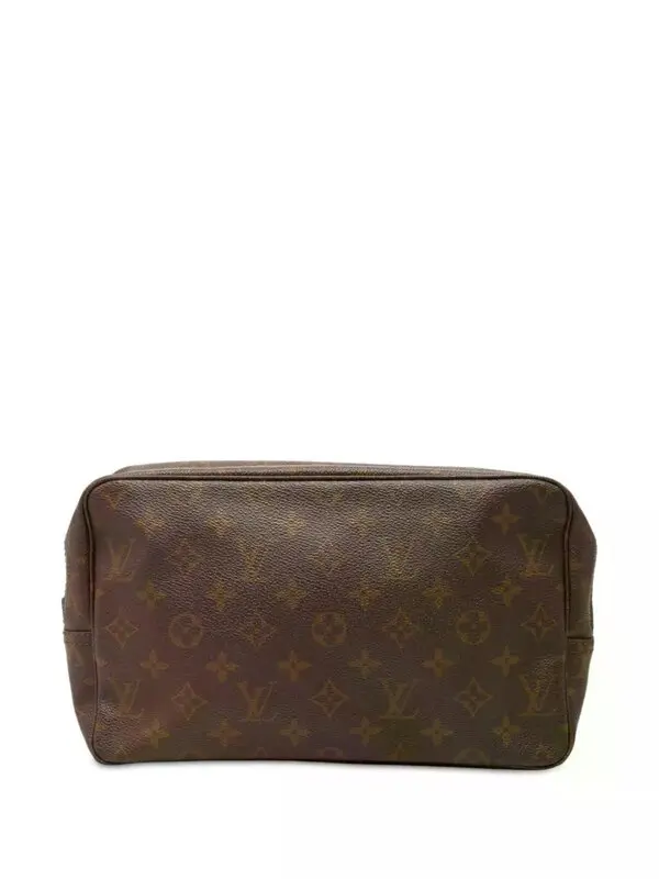 LOUIS VUITTON Monogram Canvas Trousse Toilette 28 - Brown