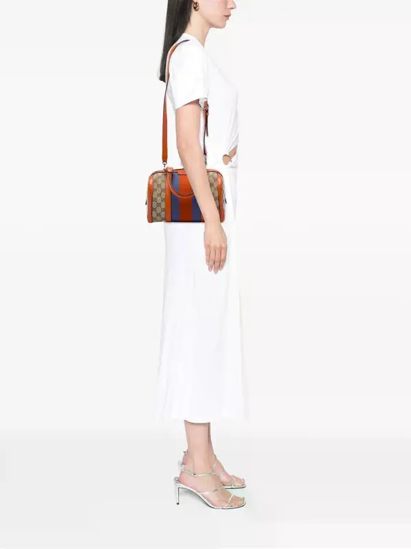 Gucci 2016-2026 Small Gg Canvas Web Joy Boston Bag Satchel