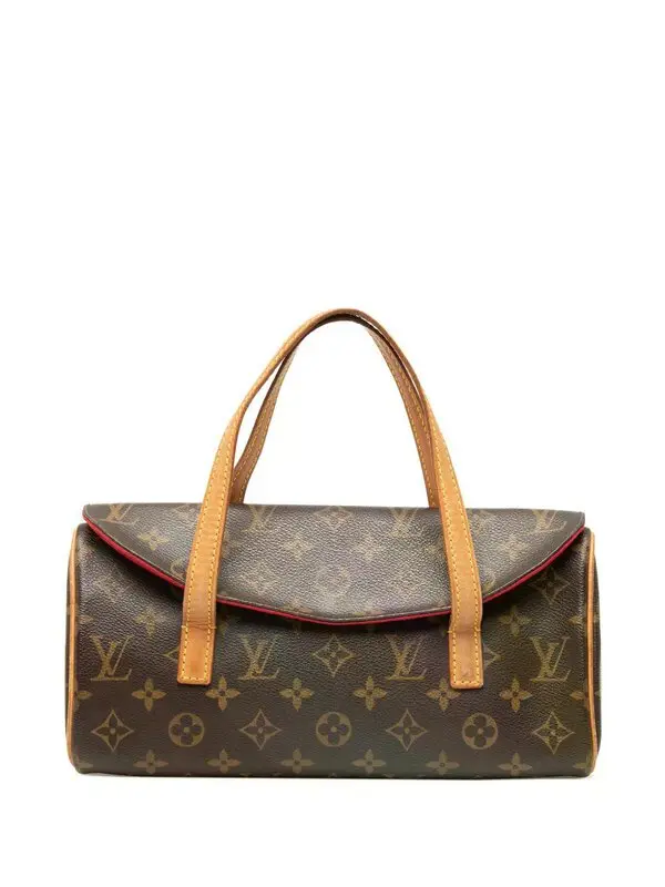 LOUIS VUITTON Monogram Sonatine Handbag - Brown