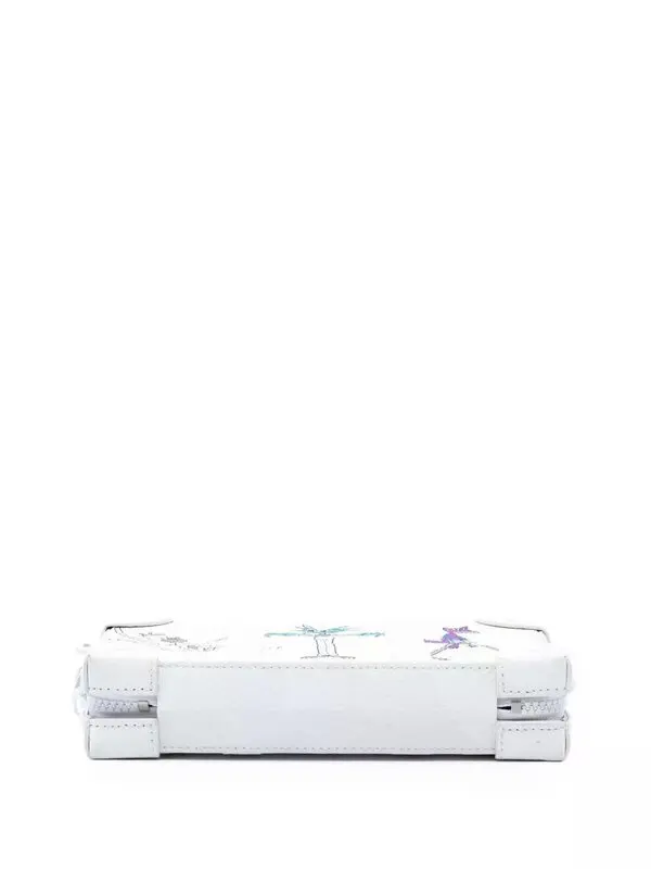 LOUIS VUITTON Monogram Taurillon Soft Trunk Bag - White